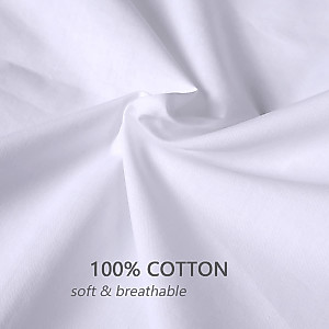 Boho Pillow Shams Set of 2 20x26 White Cotton with Hand-Made Tassel Zipper Closure for Bohemian Countryside Farmhouse Standard Size by JNG Kraftlab