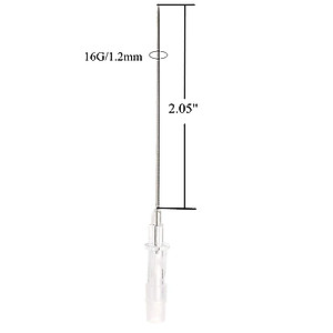 Piercing Needles,New Star Tattoo Box Of 50PCS 16G Gauge Steel Catheter Piercing Needles Supply