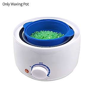 Replacement Waxing Pot,Non-stick Heat Resistant Bowl With Handle Silicone Liner Home