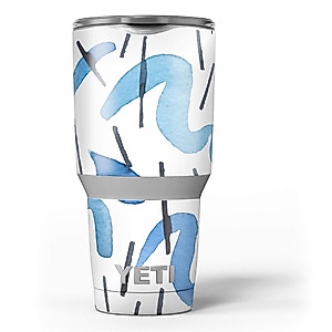 Design Skinz Watercolors Under The Scope - Skin Decal Vinyl Wrap Kit Compatible with The Yeti Rambler Cooler Tumbler Cups