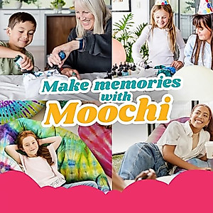 Bean Bag Chair Cover with Tie Dye Kit & Liner Bag - 3FT Bean Bag Chair Cover - Bean Bag Covers Only - Bean Bag Storage - Empty Bean Bag - Bean Bag Chair No Filler - Washable