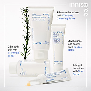 innisfree Bija Salicylic Spot Serum with Salicylic Acid and Castor Seed Oil, Korean Skincare Spot Serum for Smooth Skin (Packaging May Vary)