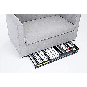 Amazon Basics Foldable Metal Platform Bed Frame with Tool Free Setup, 14 Inches High, Full, Black