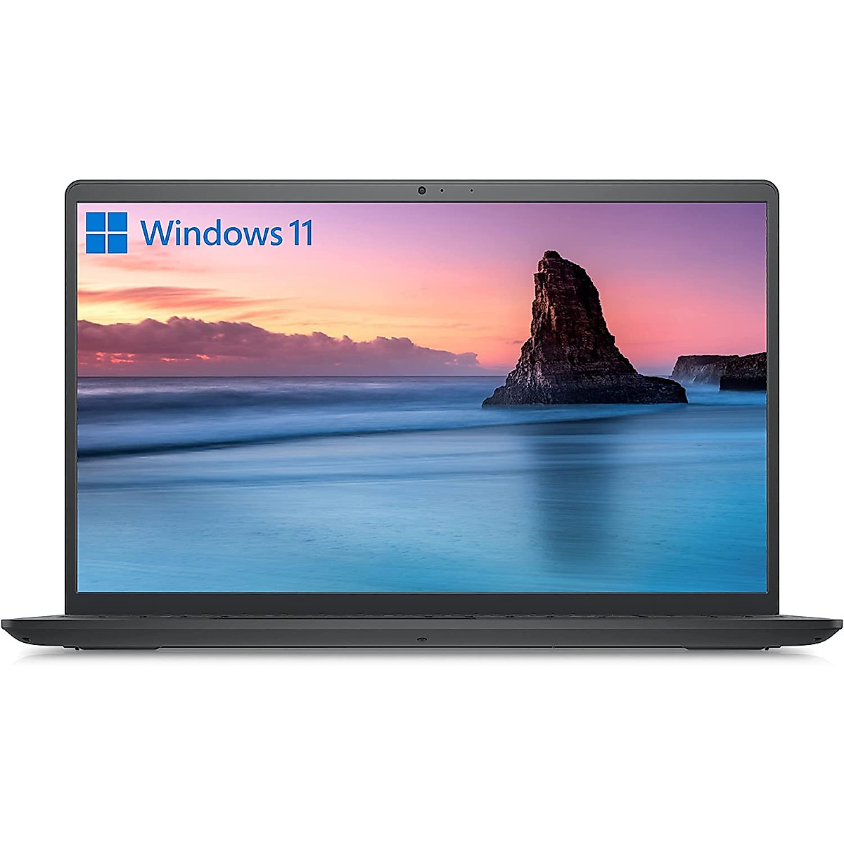 Dell Inspiron 3000 Series 3510 Laptop, 15.6" HD Display, Intel Pentium Silver N5030 Processor, 16GB DDR4 RAM, 256GB PCIe Solid State Drive, Webcam, HDMI, Windows 11 Home, Black