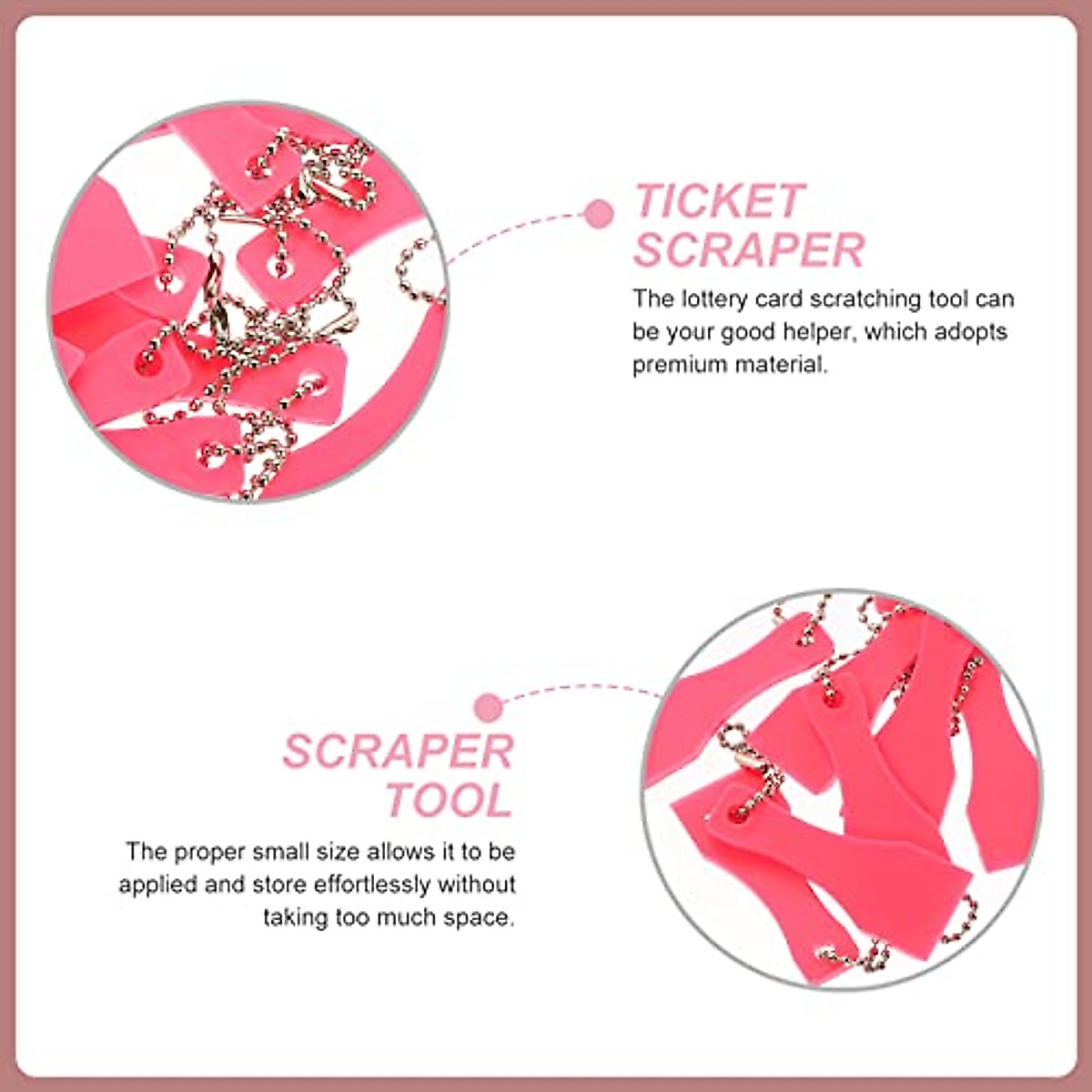 DECHOUS 12pcs Lottery Scratcher Tool Plastic Scraper Tool Scratch Free Plastic Scraper Cleaning Pen-Shaped Scraper Tool for Stickers Labels