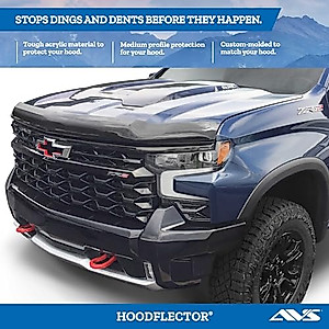 Auto Ventshade [AVS]Hoodflector / Bug Shield | 1999 - 2007 Ford F-250/F-350/F-450/F-550 Super Duty, 2000 - 2005 Ford Excursion, Medium Profile - Smoke, 1 pc. | 21208