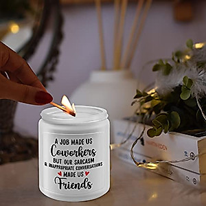 Funny Coworker Gifts for Women Men- Coworker Leaving Gifts- New Job, Going Away, Retirement, Farewell, White Elephant Gifts, Birthday Gift for Co-Worker Friends, Lavender Candles