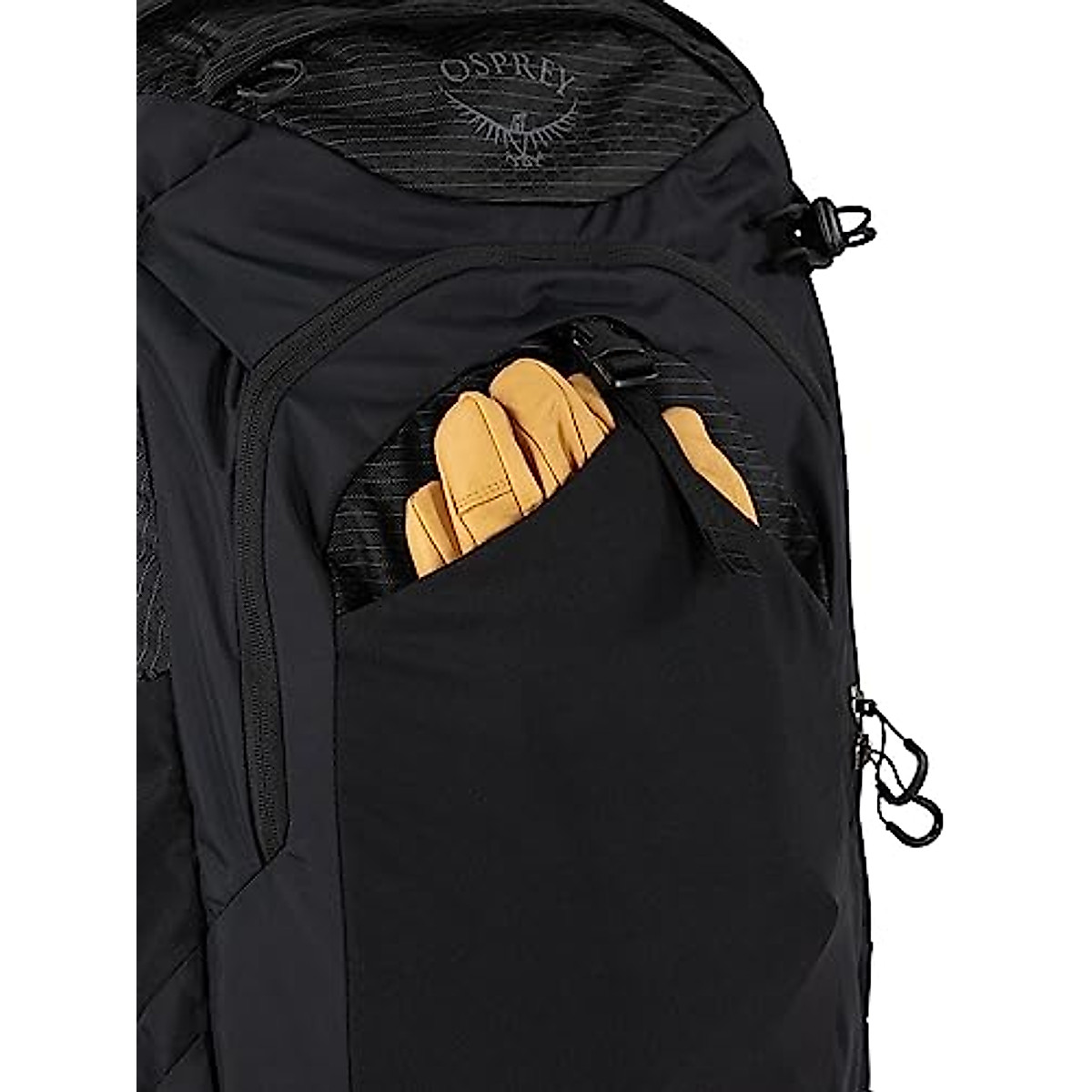 Osprey Manta 34L Men's Hiking Backpack with Hydraulics Reservoir, Black