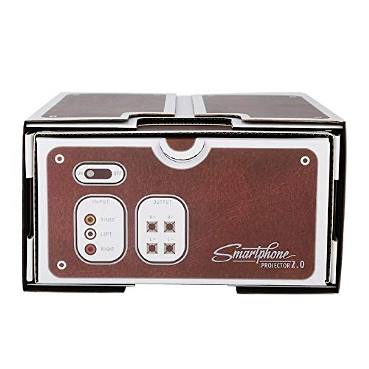 Second-Generation Mini DIY Portable Smart Mobile Phone ProjectorHome Cinema Portable Movie Projector for Indoor Outdoor Install Projection Lens to Use