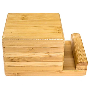 Record-Happy Vinyl Record Holder Stand – Single Album LP Display Perfect to show your Now Playing 12 inch, 7inch Records or CD’s Eco-friendly Bamboo will tastefully exhibit your collection