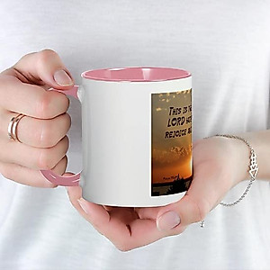CafePress Psalm 118:24 Mug Ceramic Coffee Mug, Tea Cup 11 oz