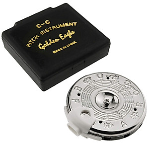 E-outstanding C-C Pitch Pipe 13 Tones Pitch Pipe 13 Note Pitch Pipe Tuner for Guitar, Erhu,Pipa,Banhu,Liuqin,Zhongruan, Violin