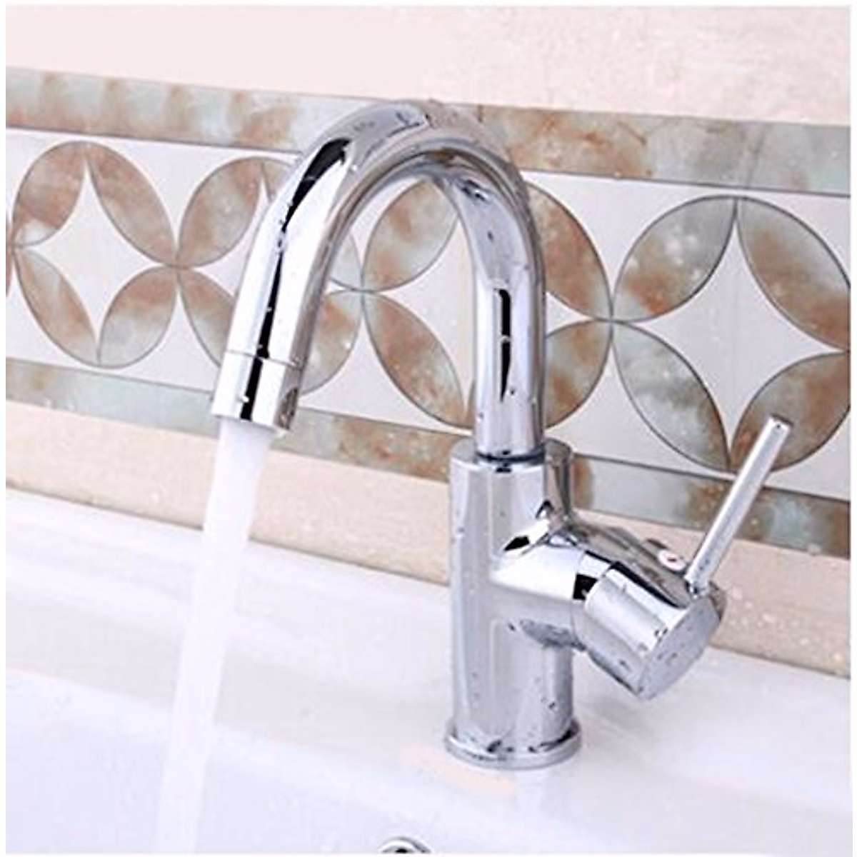 SJQKA-Faucet Single, single hole hot and cold basin faucet, rotary wash basin, washbasin, water tap