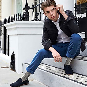 Yacht & Smith 4 Pairs Merino Wool Thermal Boot Socks for Hiking, Trail, Hunting, Winter