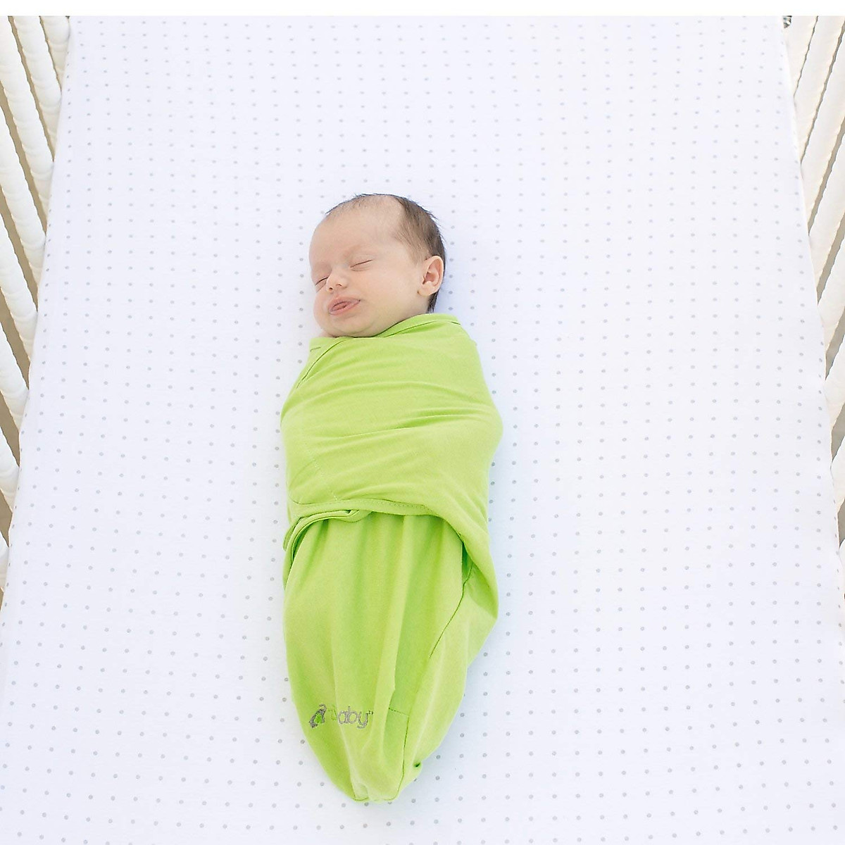 Ziggy Baby Crib Sheets, Toddler Bedding Fitted Jersey Cotton (2 Pack) Chevron, Dot, Grey/White