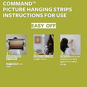 Command Medium and Large Picture Hanging Strips, Damage Free Hanging Picture Hangers, No Tools Wall Hanging Strips for Living Spaces, White, 4 Medium Pairs and 8 Large Pairs