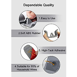 Cord Organizer for Appliances, Sticky and Sturdy Cord Wrapper, Kitchen Appliance Cord Organizer Stick On Mixer, Small Appliances, Pressure Cooker, Coffee Maker, Blender, and Air Fryer (6 PCS)