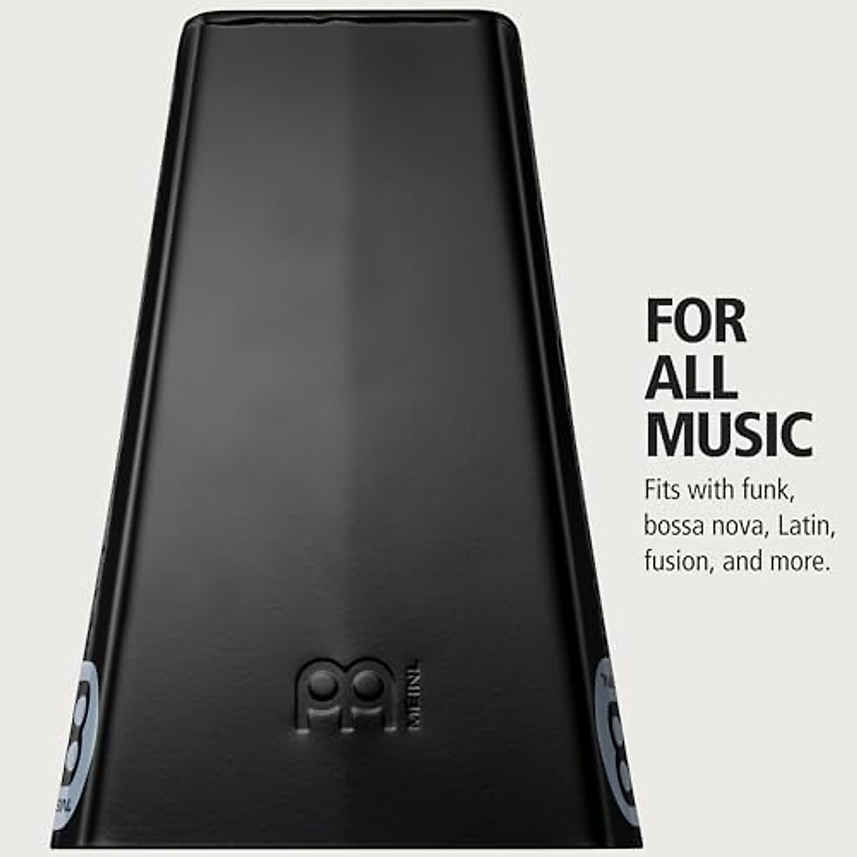 Meinl Percussion Handheld Bongo Cowbell, 8" Powder Coated Steel — NOT Made in China — Medium Pitch, 2-Year Warranty (BCOB)