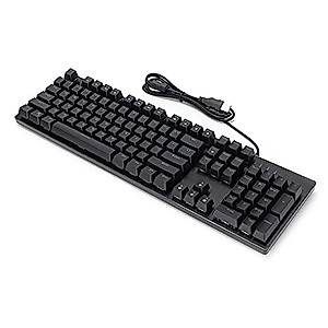 ciciglow 104 Keys USB Gaming Keyboard, Wired Gaming Keyboards with RGB Backlit, Mechanical Keyboard with Multiple Key for PC Gamers Laptop Desktop Work