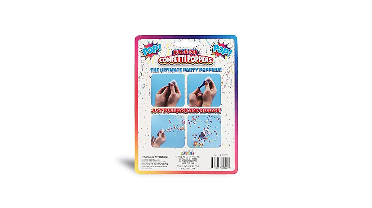 BEST PARTY EVER! Confetti Poppers - Easy, Safe & Vibrant Celebrations