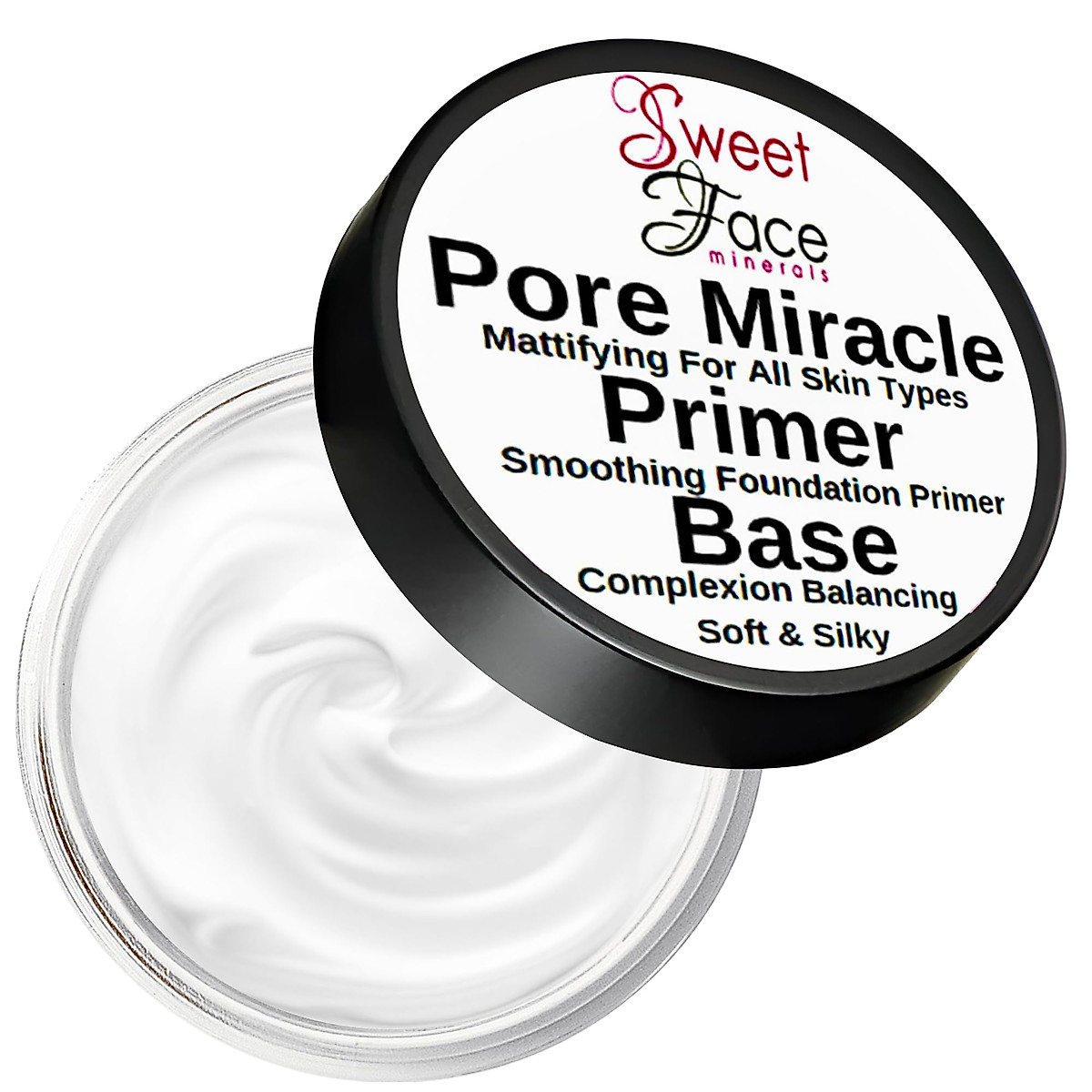 (3Oz)(SPF 30) Gel Primer for Face Before Makeup by Sweet Face Minerals, Foundation Primer, Hydrating Primer for Dry Skin, Dewy Primer, Moisturizing Primer, Primer Para Maquillaje
