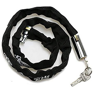 VIGAT Bicycle Chain Lock, Portable Bicycle Anti-Theft Lock, Mountain Bike Lock, Electric Bike Lock, Motorcycle Lock, 90Cm