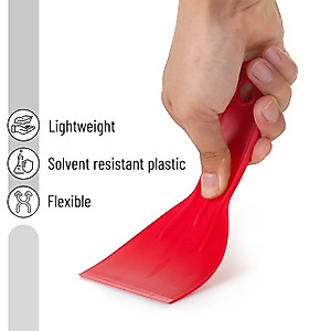Bates- Putty Knife, 6 Pack, Plastic Paint Scraper, Plastic Scraper, Plastic Putty Knife, Putty Knife Set, Plastic Spreader, Spackle Tool, Plastic Putty Knife Scraper, Scraper Tool, Putty Scraper