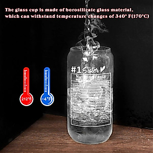 Mason Life Sisters Gifts From Sister, Sister Gifts, Birthday Gifts For Sister, Mothers Day Gifts For Sister, 20OZ Coffee Glass Cup, Gifts for Big Sister