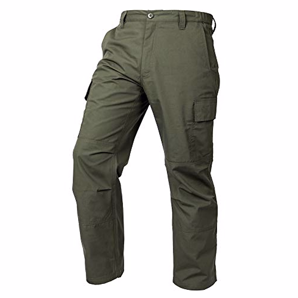 LA Police Gear Men's Core Cargo Lightweight Tactical Pants, Durable Ripstop Cargo Pants for Men, Stretch Waistband CCW Pants - OD Green - 36 X 34