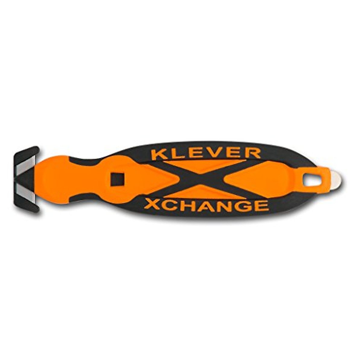 Klever XChange, Safety Box Cutter Knife, Orange