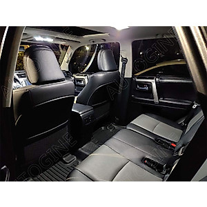 AUTOGINE Super Bright 6000K White LED Interior Light Kit Package for 2016 2017 2018 2019 2020 2021 2022 Toyota Tacoma + Install Tool