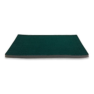 144 Foam Insert Ring Display Tray (White Tray, Green Foam) - 1 Pack (14 ¾” x 8 ¼” x 1”) – Merchandising/ Jewelry Display/ Organizer/ Multi Purpose Tray