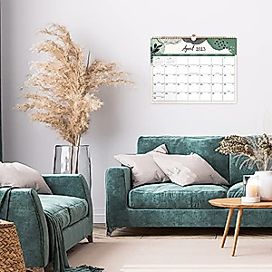 Calendar 2023-2024 - Mar. 2023 - Aug. 2024, 2023-2024 Wall Calendar, 18-Month Calendar, 14.5" x 11", Twin-Wire Binding + Hanging Hook + Thick Paper + Unruled Blocks with Julian Dates - Colorful Lump