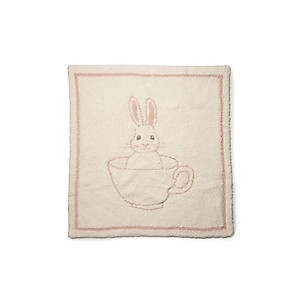 Barefoot Dreams CozyChicTeacup Bunny Blanket, BabyBlanket, Dusty Rose