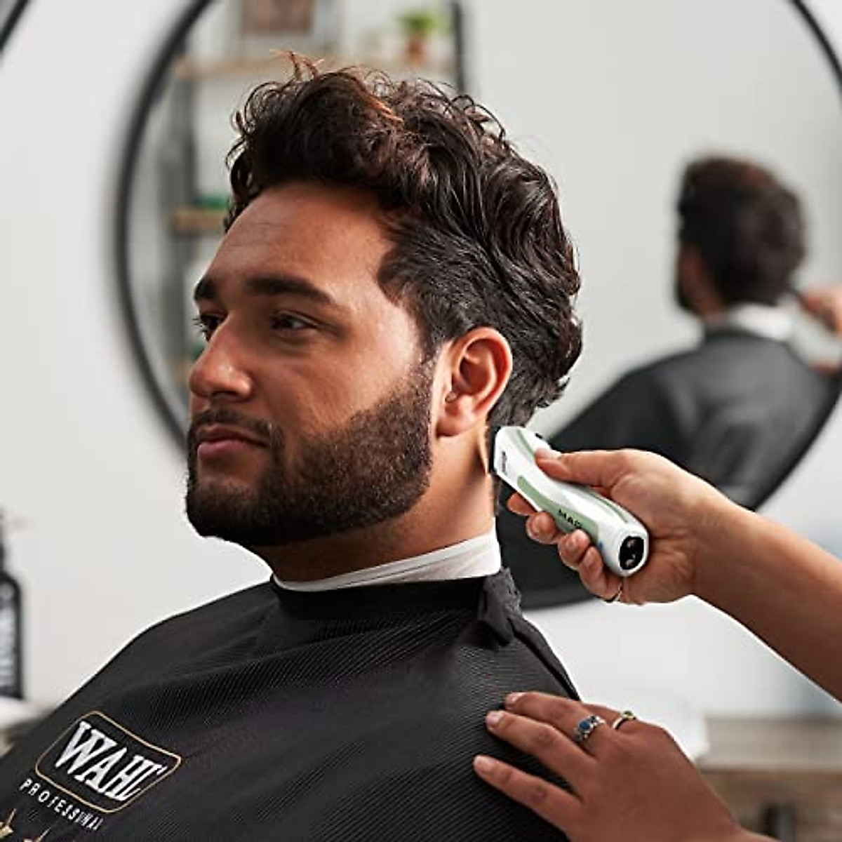 Wahl Professional - Sterling Mag Trimmer with Rotary Motor and Lithium-Ion Battery for Professional Stylists and Barbers - Basil and White (Limited Edition)