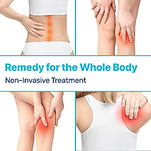 MEDVICE Rechargeable Tens Unit Muscle Stimulator, 2nd Gen 16 modes & 8 Upgraded Pads for Natural Pain Relief & Management, FDA Cleared Electric Pulse Impulse Mini Massager Machine