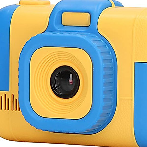 Kids Camera, Blue, OneClick Switching, Kids Digital Camera, Round Cute