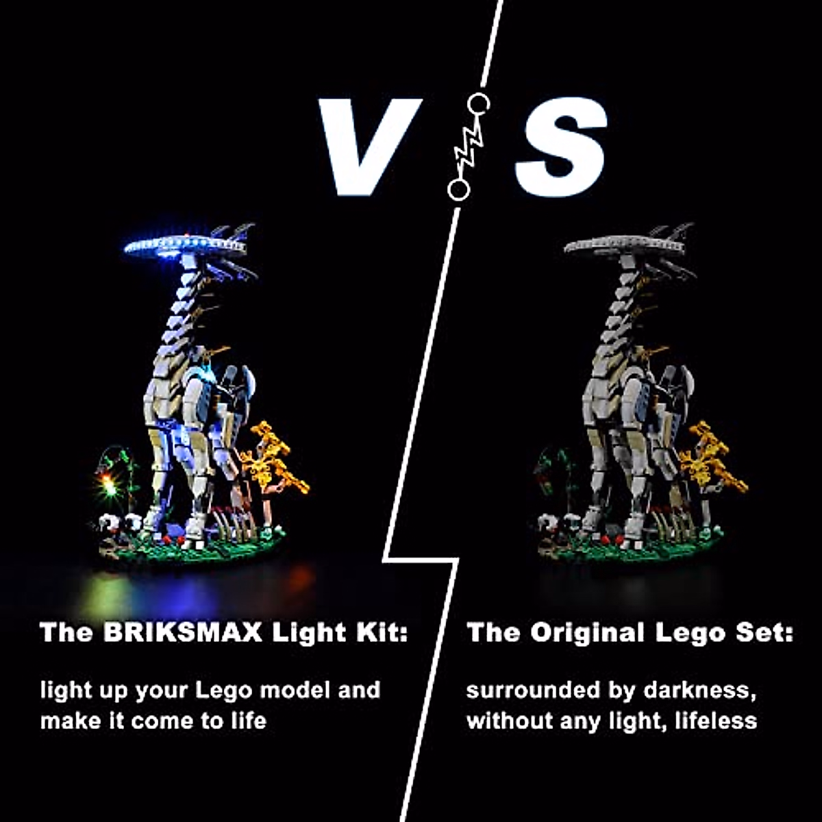 BRIKSMAX Led Lighting Kit for LEGO-76989 Horizon Forbidden West:Tallneck - Compatible with Lego Horizon Forbidden West Building Blocks Model- Not Include The Lego Set