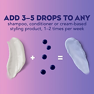 OGX Impecca-Blonde Purple Toning Drops for Blonde Enhance, 4 fl oz