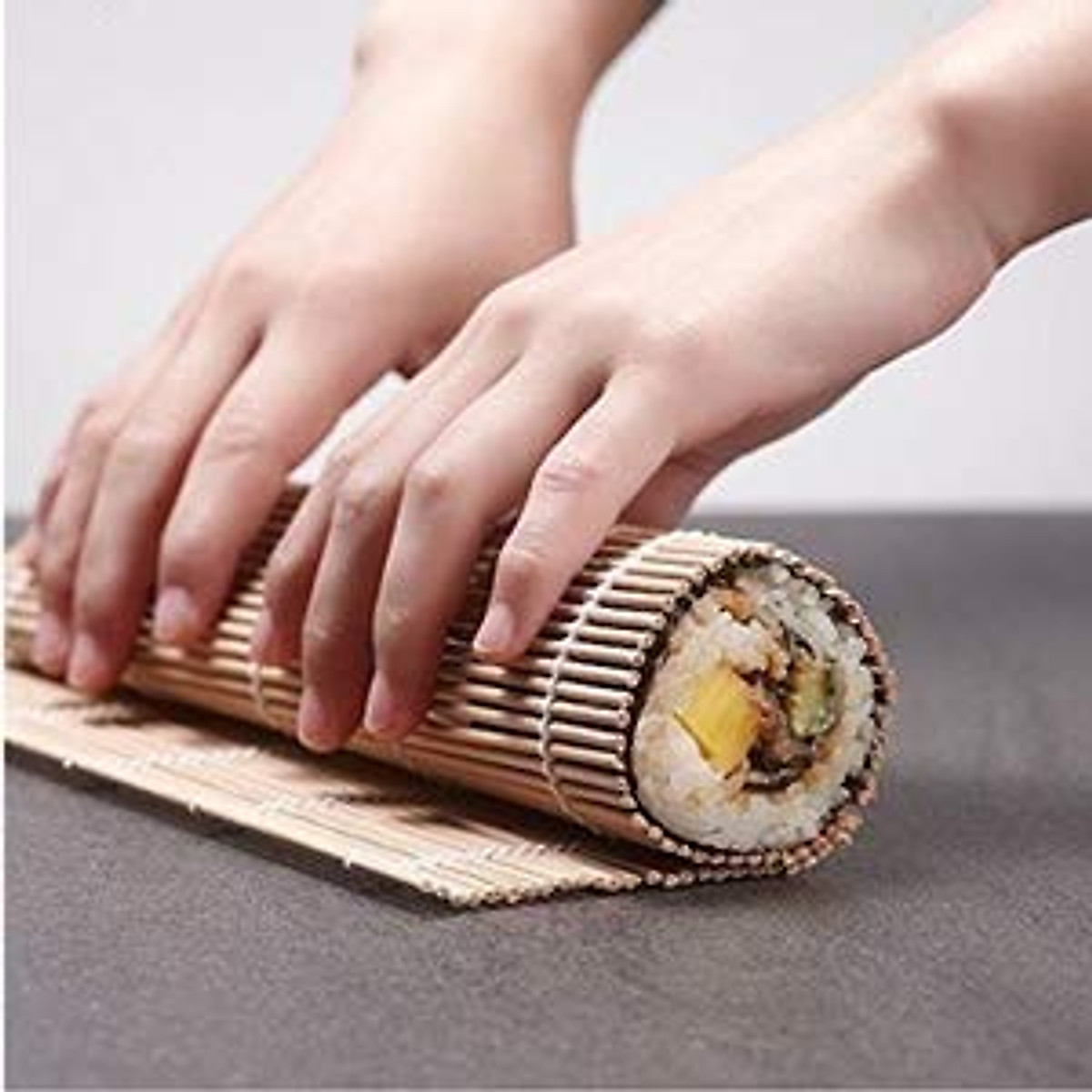 Fu Store Sushi Making Kit Set 9 PCS-Sushi Rolling Mats Rice Paddle Rice Spreader Sushi Roller Bamboo Beginner Sushi Maker