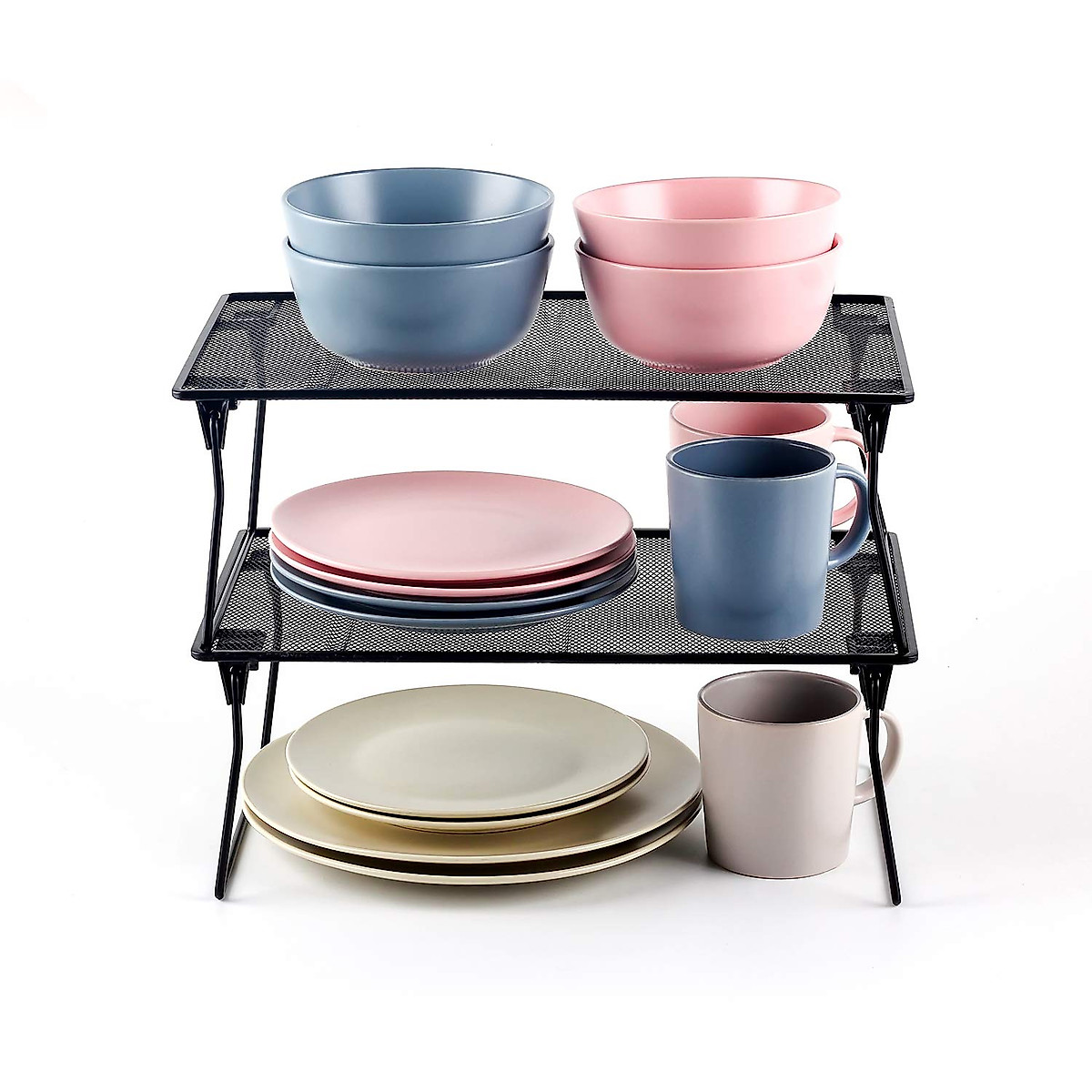 Kitchen Counter and Cabinet Shelf Organizer (2-Tier Organizer)