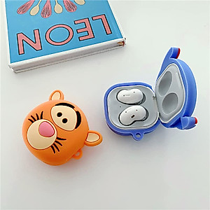 (2 Pack) BGAANM Silicone Earbuds Case Protective Cover with Keychain Fit for Samsung Galaxy Buds2 Pro (2022) /Galaxy Buds 2 (2021) /Galaxy Buds Pro (2021) /Galaxy Buds Live (2020)