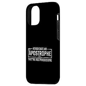 iPhone 12/12 Pro English Apostrophe Funny Language Teacher Teaching Graphic Case