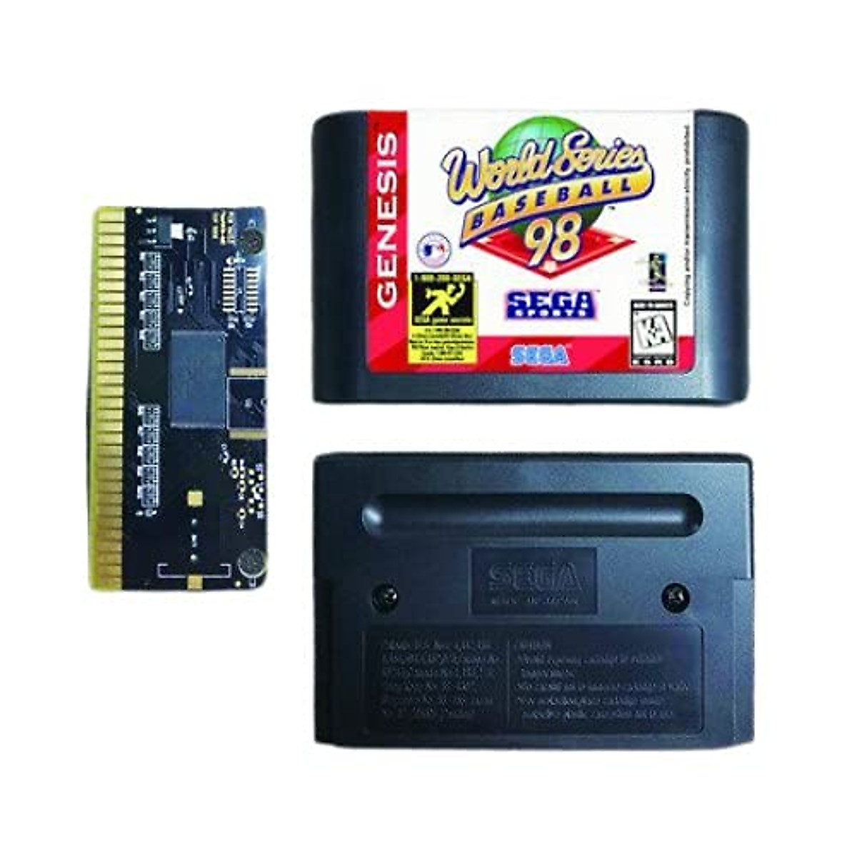 Retro Game World Series Baseball 98 16 Bit MD Game Card For Sega Megadrive Genesis Video Game Console Cartridge (Region-Free)