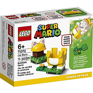LEGO Super Mario Cat Mario Power-Up Pack 71372 Building Kit, Cool Toy for Kids to Power Up The Mario Figure in The Adventures with Mario Starter Course (71360) Playset (11 Pieces)