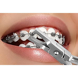 Surgicalonline Orthodontic Bracket Removing Pliers Stainless Steel Dental Braces Removal Tools Bracket Gripper Plier