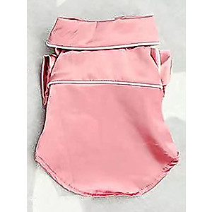 Milumia Pet Pajamas for Dogs Outfits Short Sleeve Dog Shirt Pet Clothes Apparel Pink Small