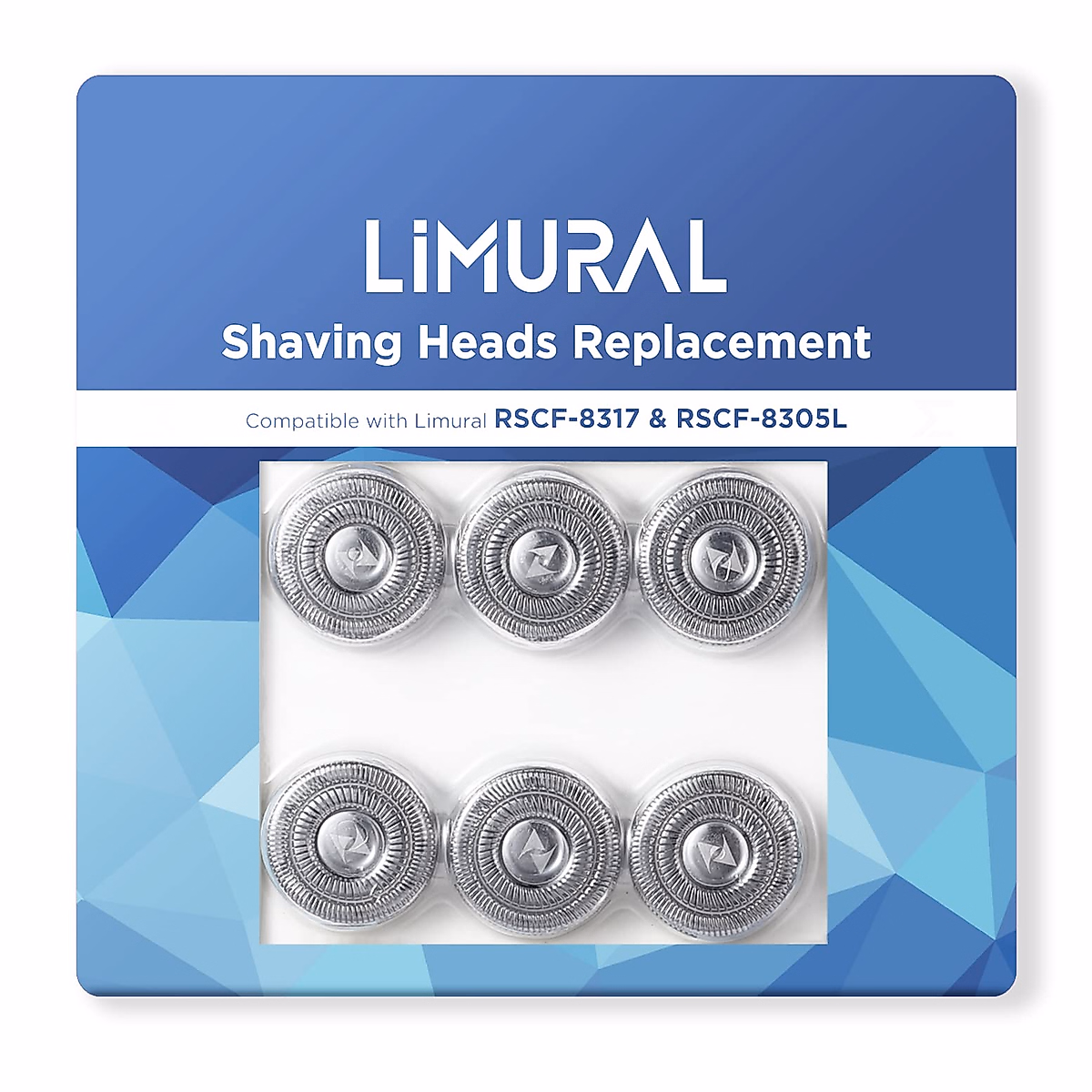 Limural Electric Shaver Razor for Men Replacement Shaver Blades for 8305, 8317 (6PCS)