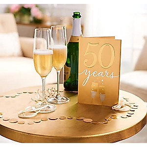 American Greetings 50th Anniversary Card for Couple (Beautiful and Lasting)