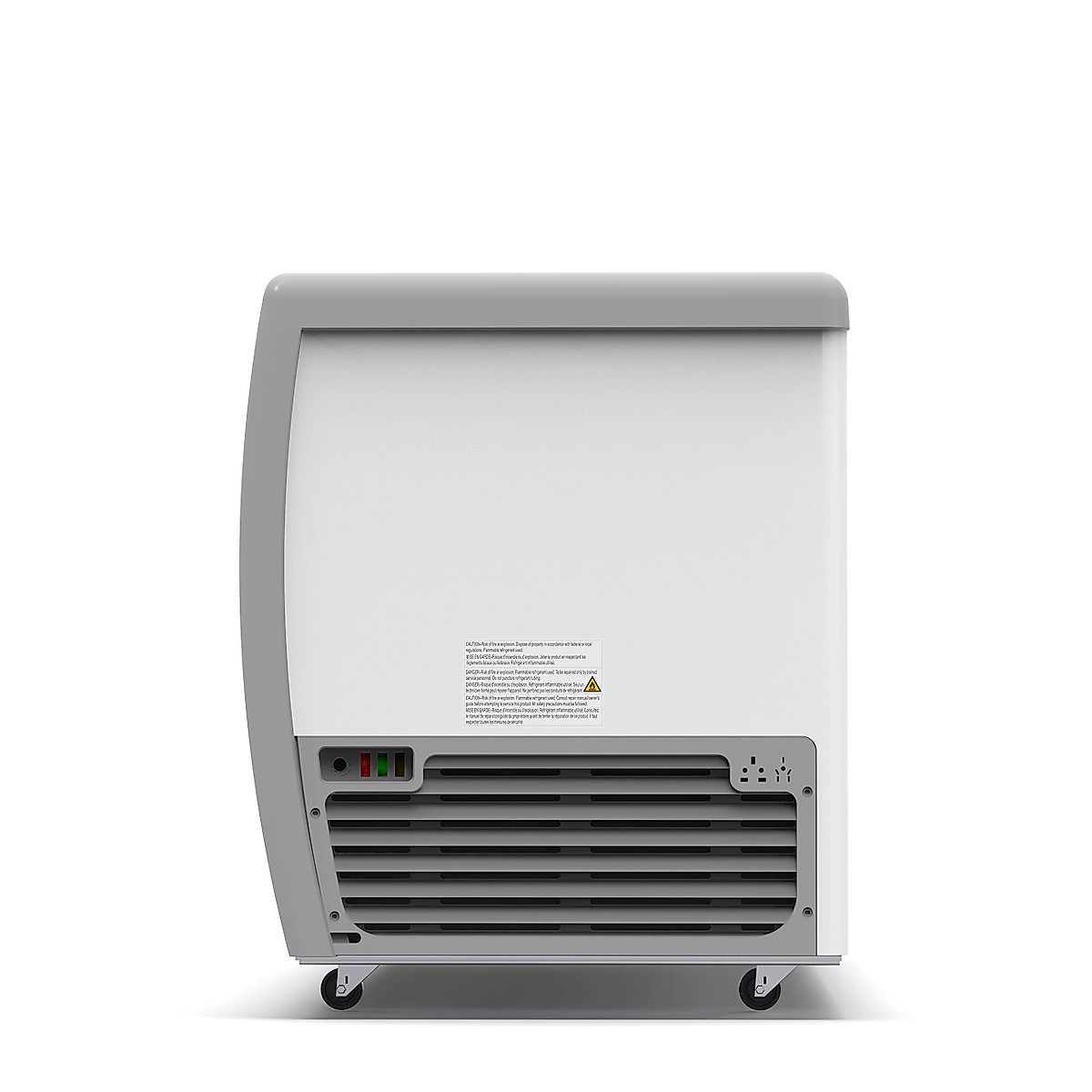 Koolmore 70 inch Commercial Ice Cream Dipping Cabinet Display Case, 12 Large Displayed Tubs, 10 Storing Tube, Sliding Glass Door, Rolling Wheels and Lockable Breaks [20 Cu. Ft.] (KM-ICD-71SD) White